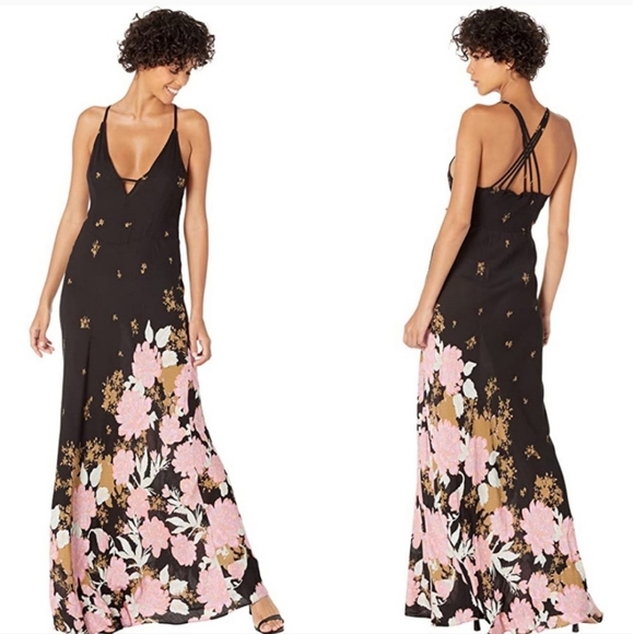 Free People | Dresses | Intimately Free People Get To You Floral Maxi ...